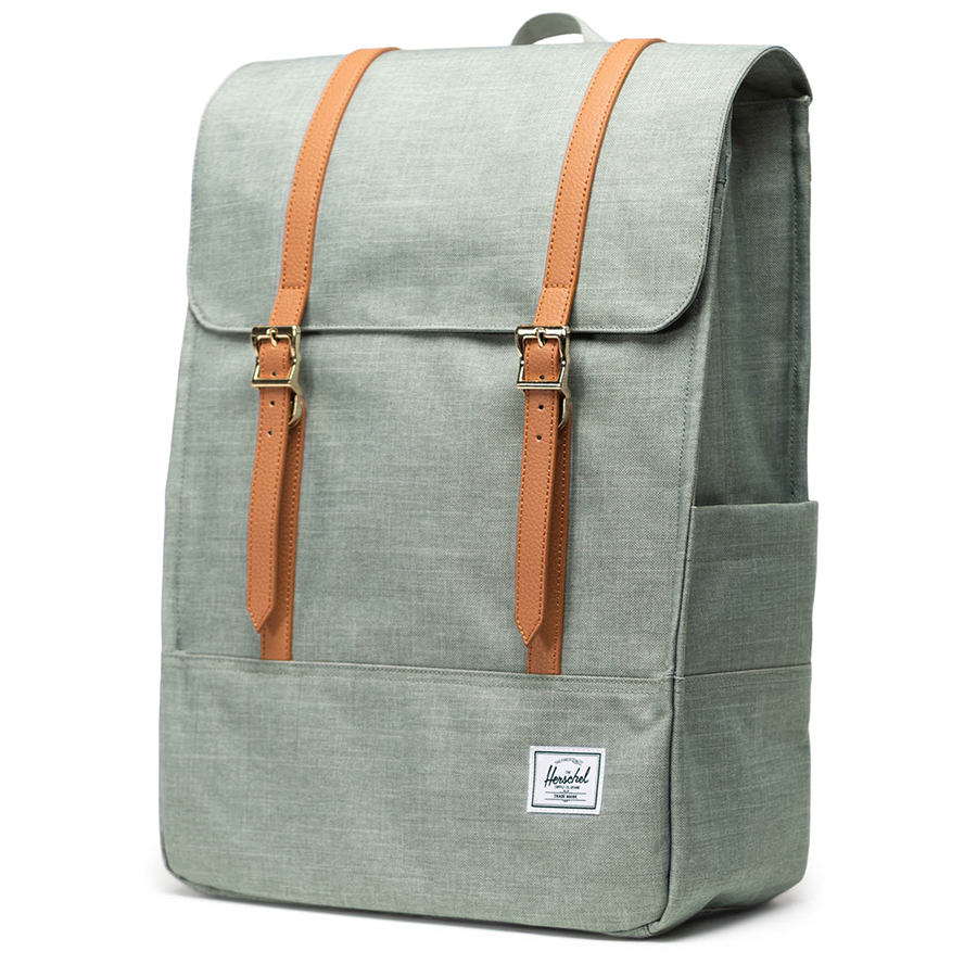 Balo Herschel Survey TM Standard 15" Backpack L Iceberg Green Crosshatch