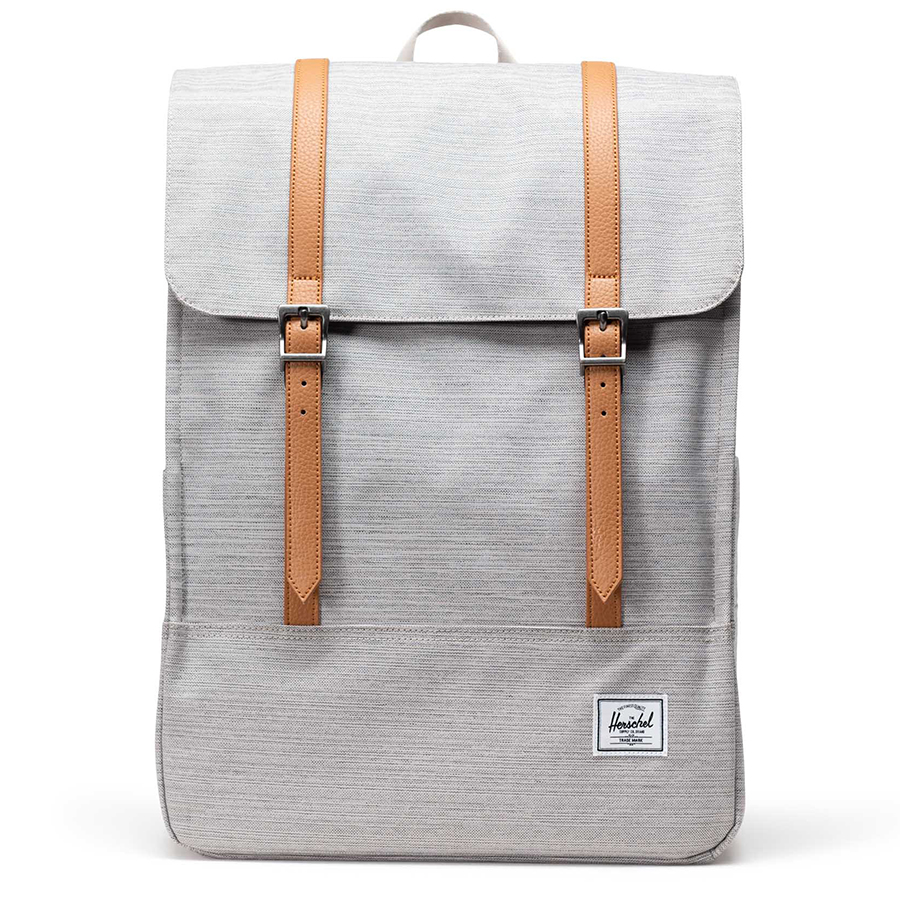 Balo Herschel Survey TM Standard 15" Backpack L Light Grey Crosshatch