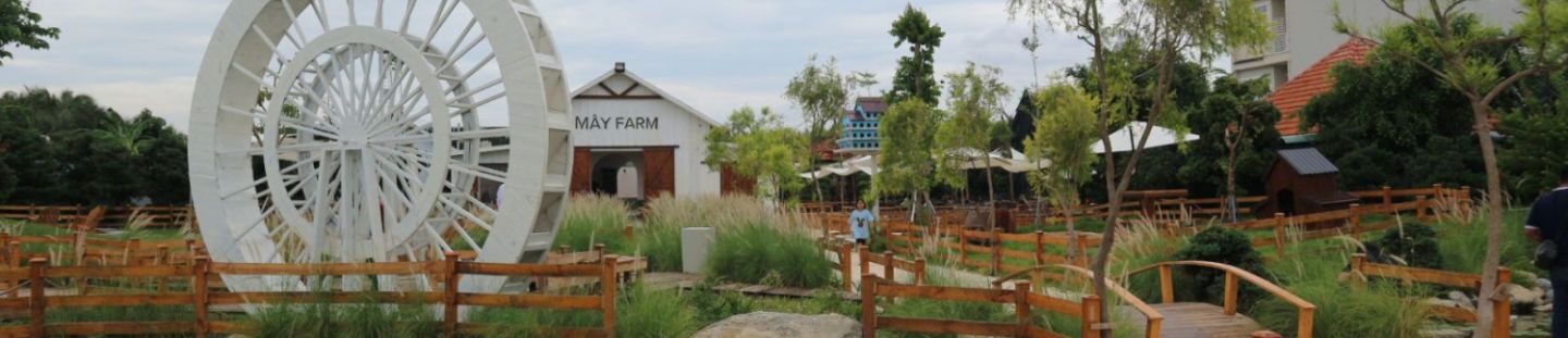 Nhâm nhi cafe tại Mây Farm với không gian xanh giữa Sài Gòn