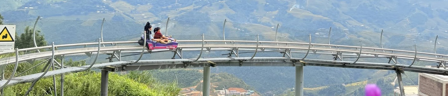 Review xe trượt núi Alpine Coaster ở Bản Mòng Sapa